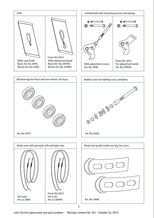 Reservdelar till Let's go out - Hjälpmedelscentralen.se